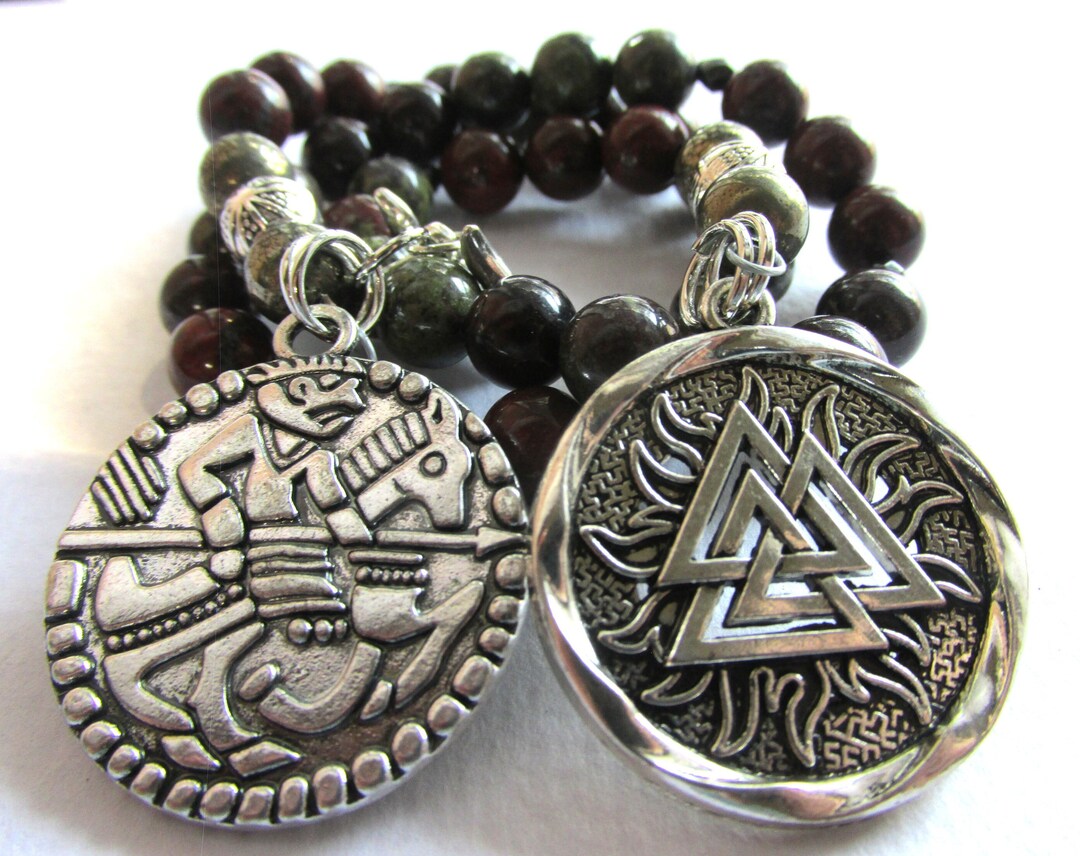 Odin the Allfather Devotional Beads Pagan Prayer Beads Odin's Sword ...