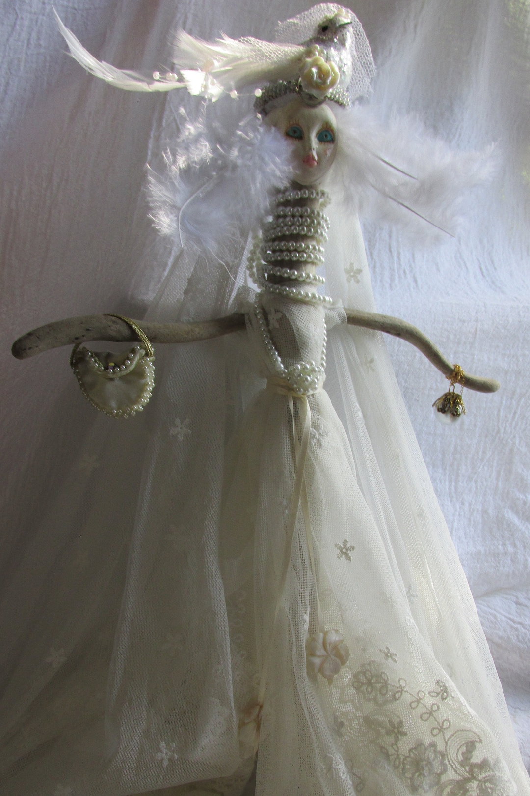 Goddess of Marriage Art Doll Fairy Wedding Spirit Doll Altar Doll Pagan ...