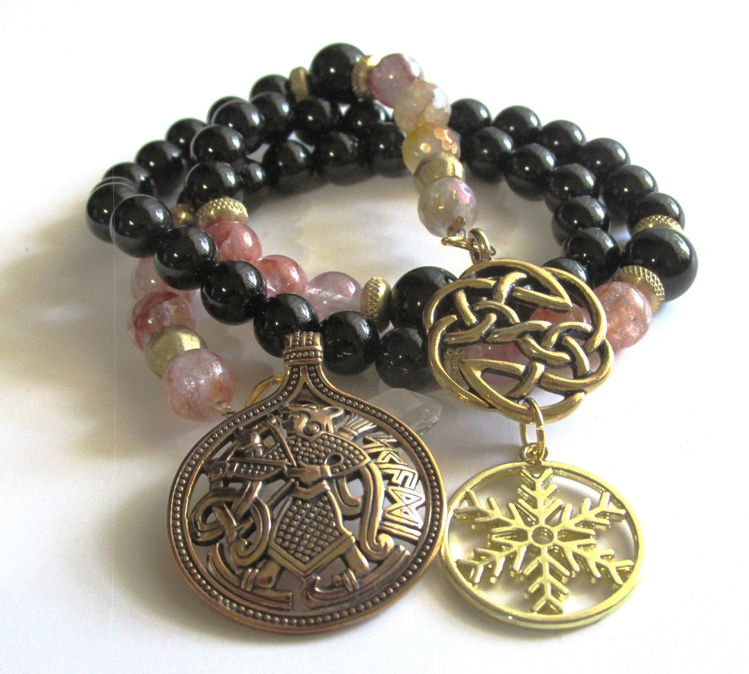 Norse Goddess Skadi Devotional Beads Pagan Prayer Beads Pagan Rosary ...