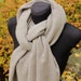 Sands. Hand Woven Scarf, Pashmina, Unisex Wrap, Beige Sand Shade Yarn ...