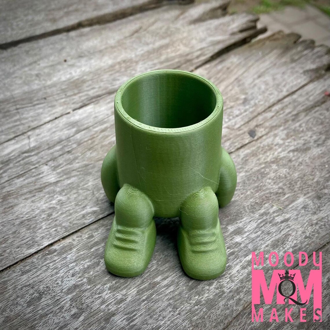 3D Printed Stompy Pot | Digital .STL File for 3D Printing - Printable ...