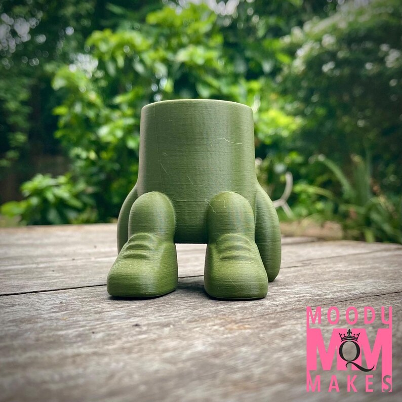 3D Printed Stompy Pot | Digital .STL File for 3D Printing - Printable ...