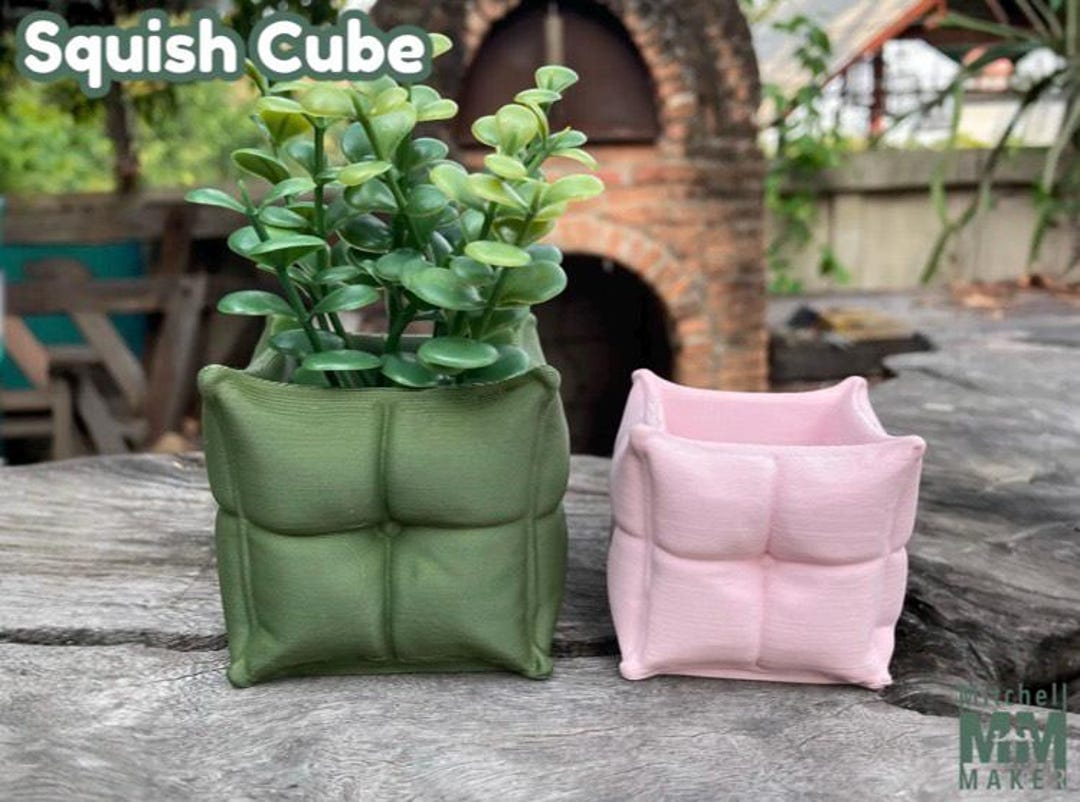 The Squish Cube – Sculptural Storage Box | Digital .STL File for 3D ...