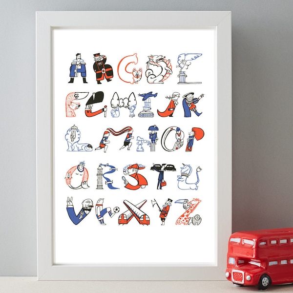 Dog Alphabet Print, Dog Alphabet, Gift for Dog Lover, Dog Art Print ...