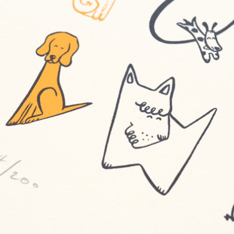 Dog Alphabet Print, Dog Alphabet, Gift for Dog Lover, Dog Art Print ... Dog Alphabet Print, Dog Alphabet, Gift for Dog Lover, Dog Art Print ...