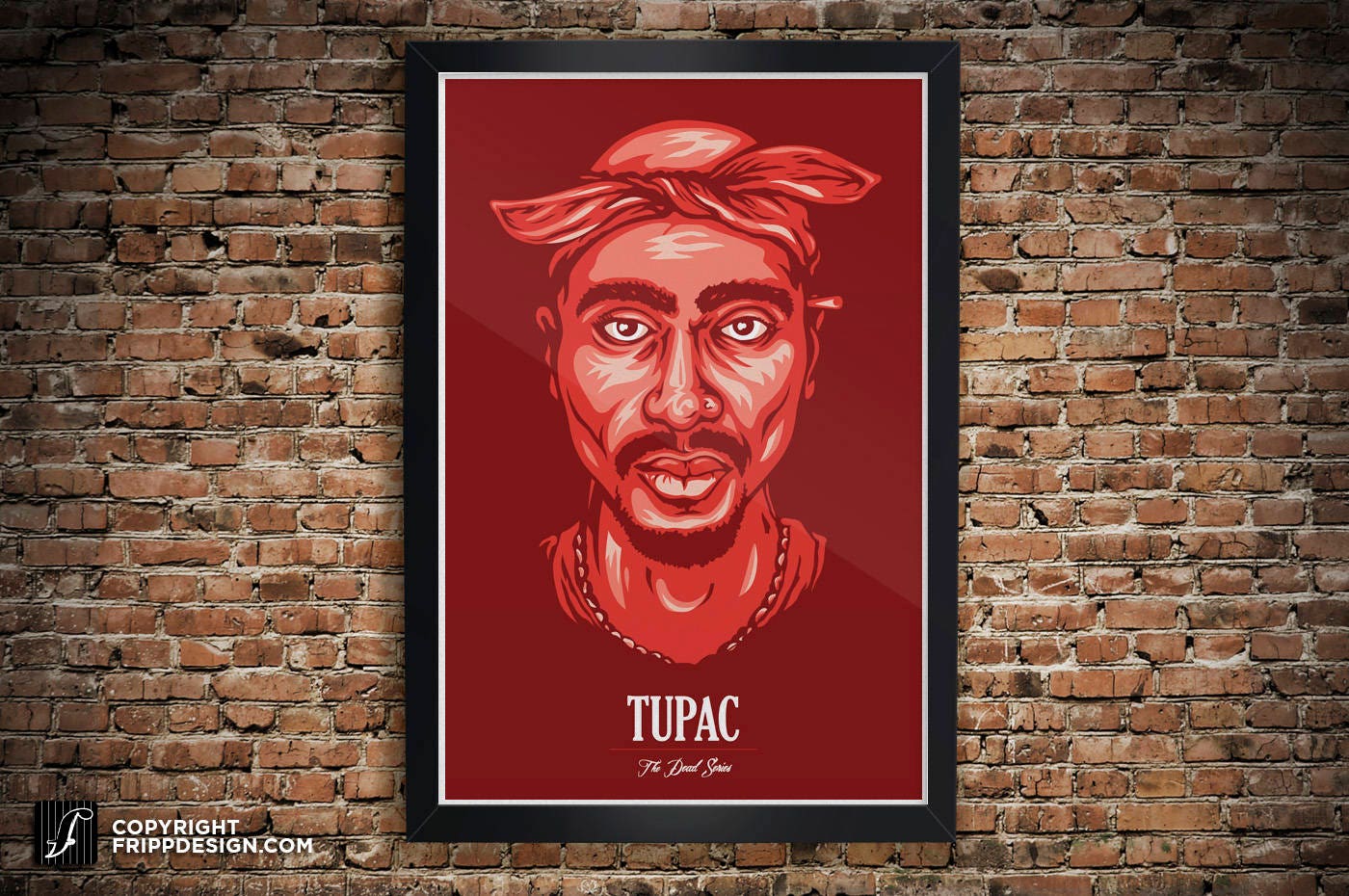 Tupac Shakur 2pac Premium Wall Art the Dead Series | Etsy