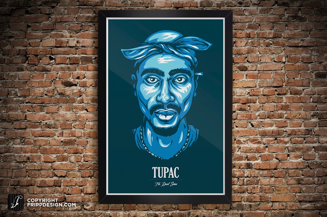 Tupac Shakur 2pac Premium Wall Art the Dead Series - Etsy
