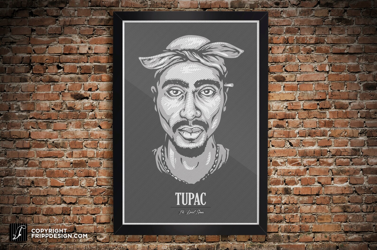 SALE Tupac Shakur 2pac Poster Wall Art the Dead Series | Etsy