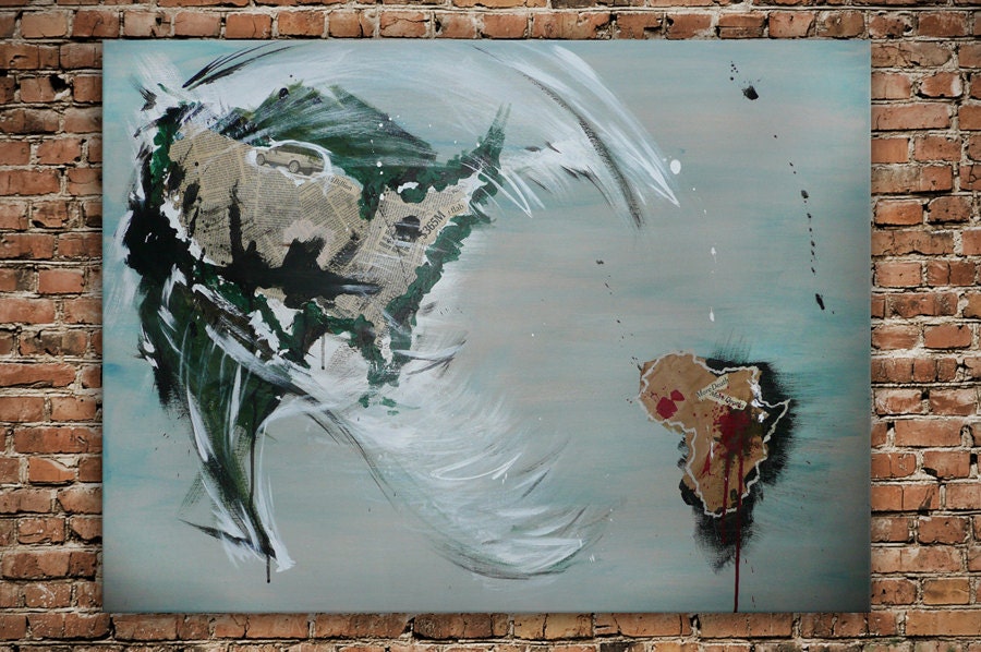 Modern Art, Political, Social, Economic Commentary, Metaphorical. "we ...