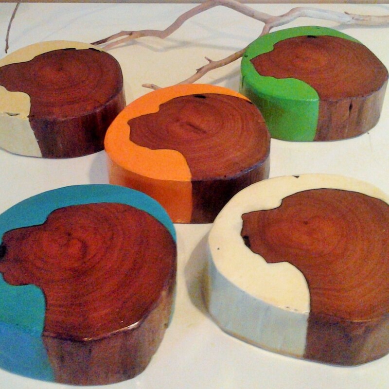 Painted Tree Rings - Etsy
