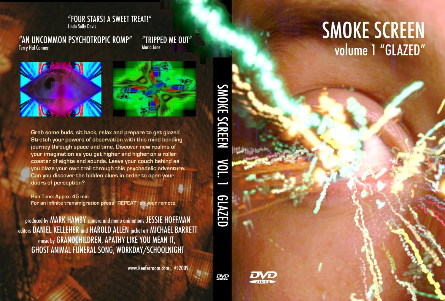 PSYCHEDELIC DVD- Smoke Screen Volume 1- Glazed - Etsy