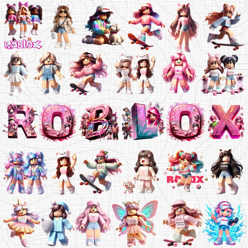 Roblox Sticker Name - Etsy UK