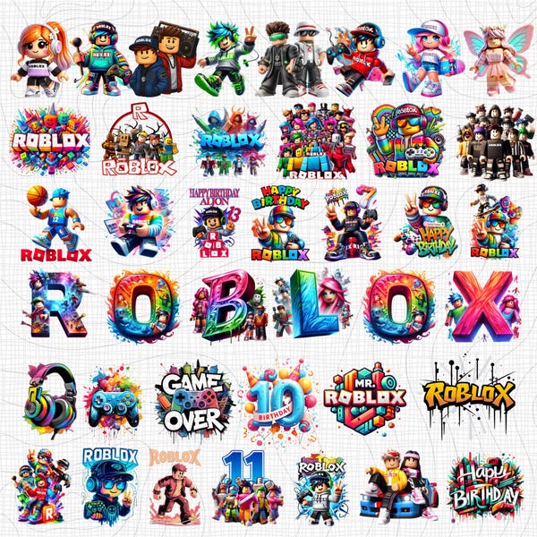 Roblox Stickers - Etsy UK