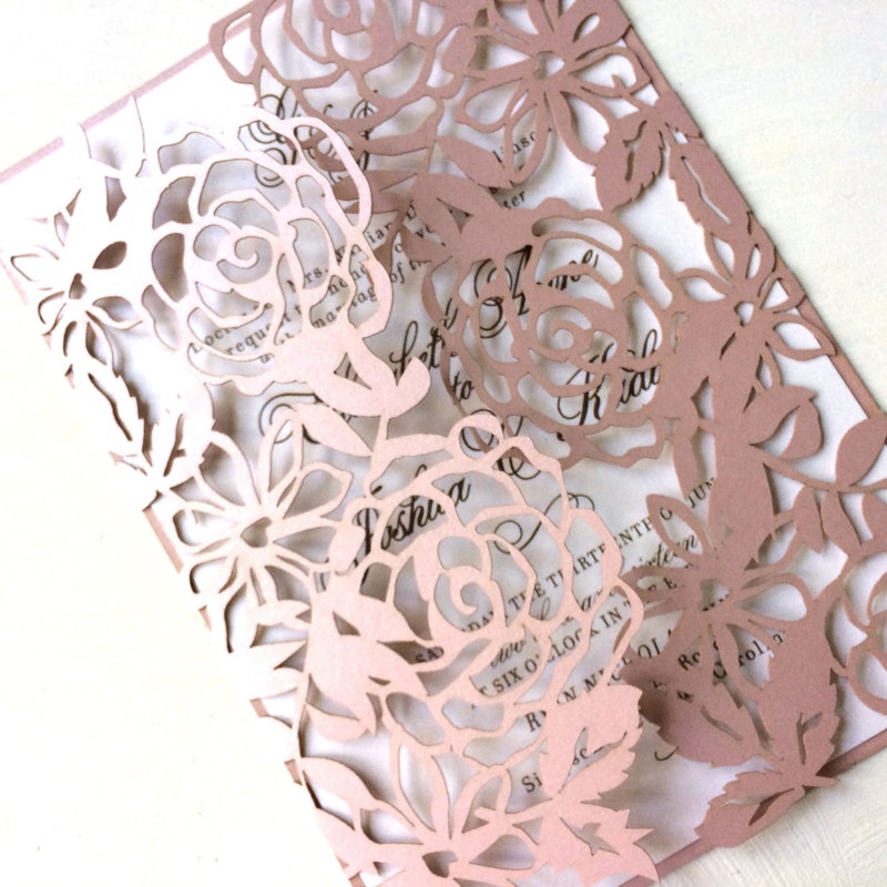 Floral Wedding Invitation - Etsy