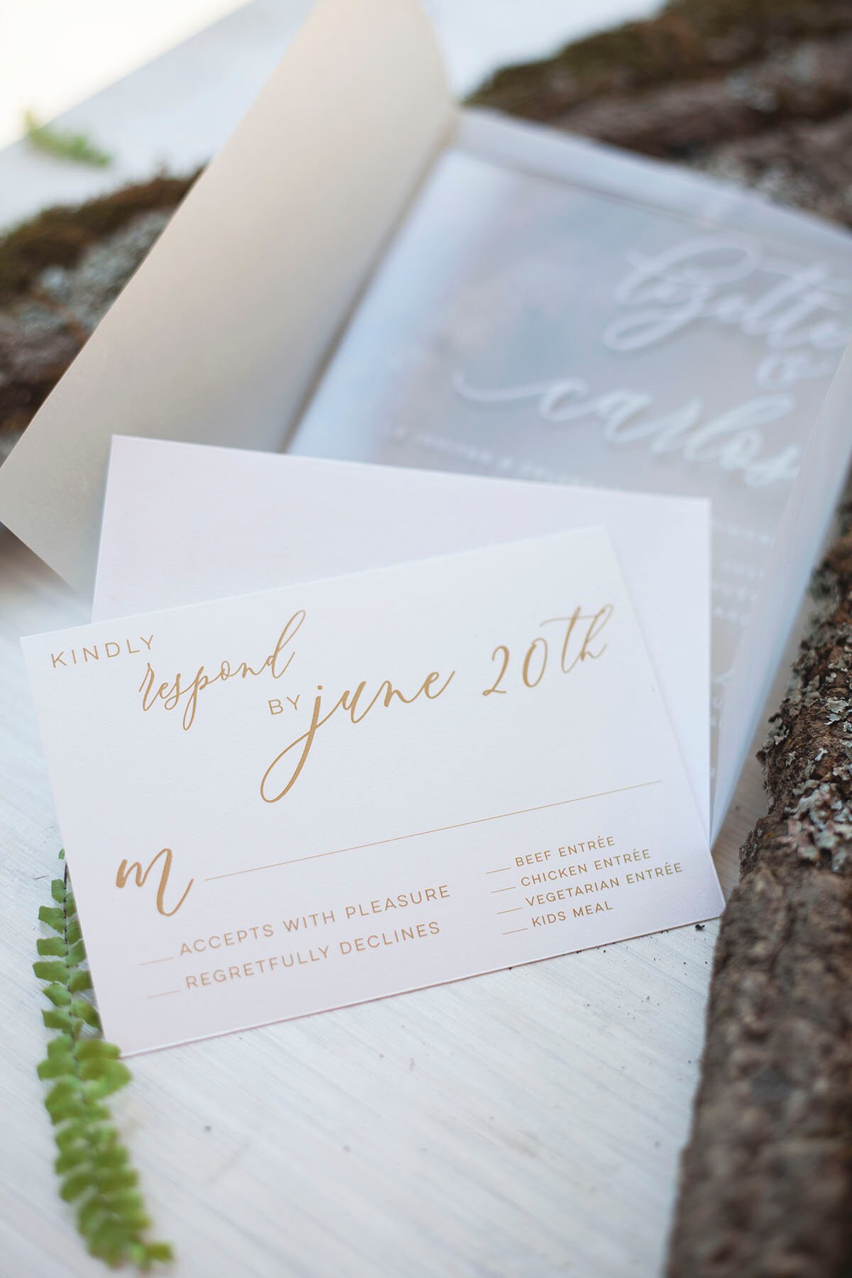 Transparent Lucite Clear Wedding Invitation — Wedding Invitation Artist ...