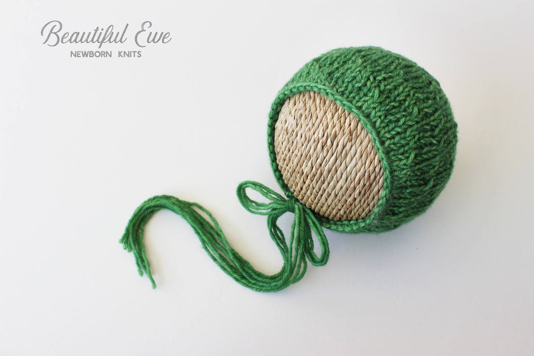 Knitting Pattern - Aaron Newborn Bonnet - Newborn Photography Prop - Etsy