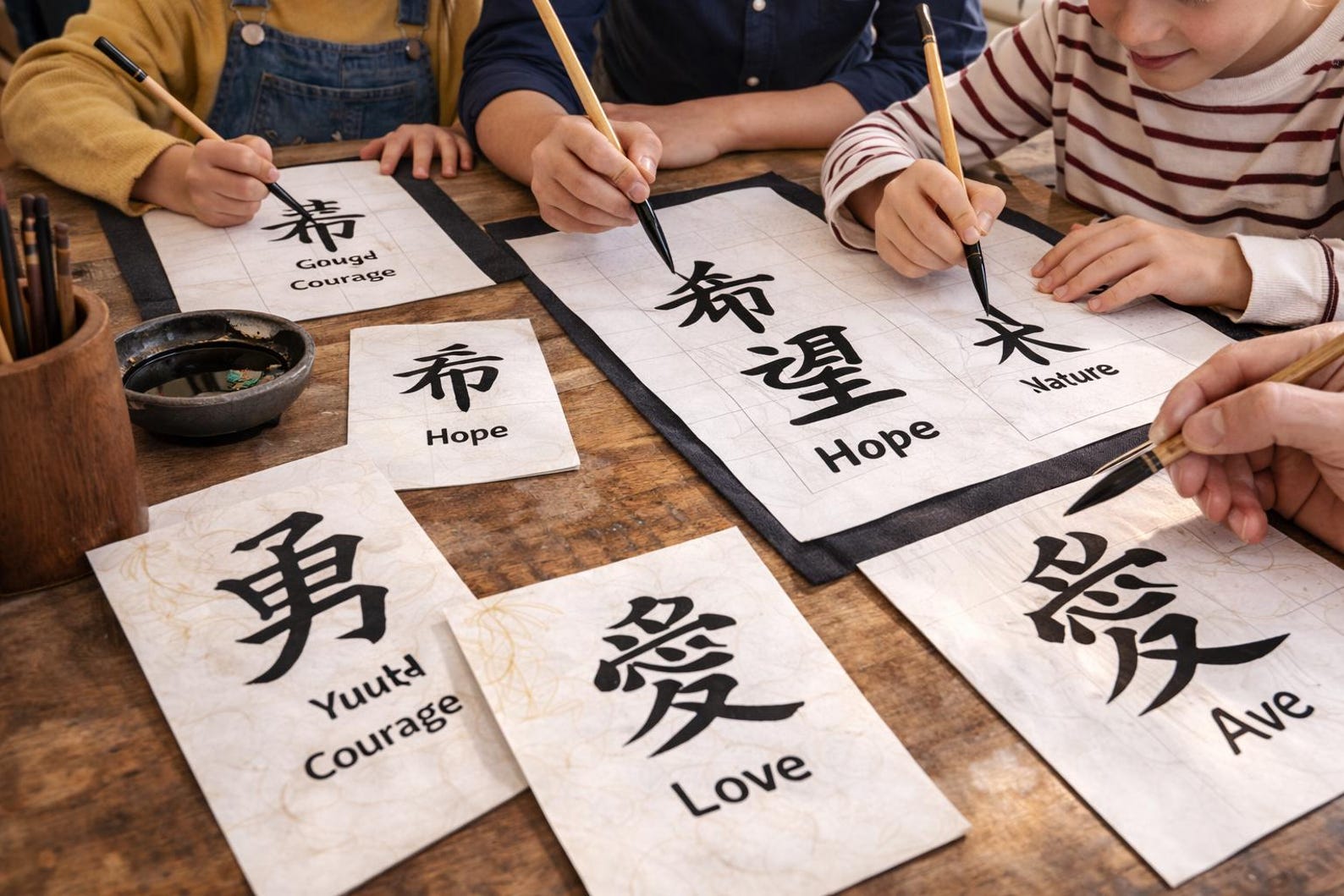 Japanese Kanji Flashcards Printable – 20 Two-Kanji Words – Zen Samurai ...