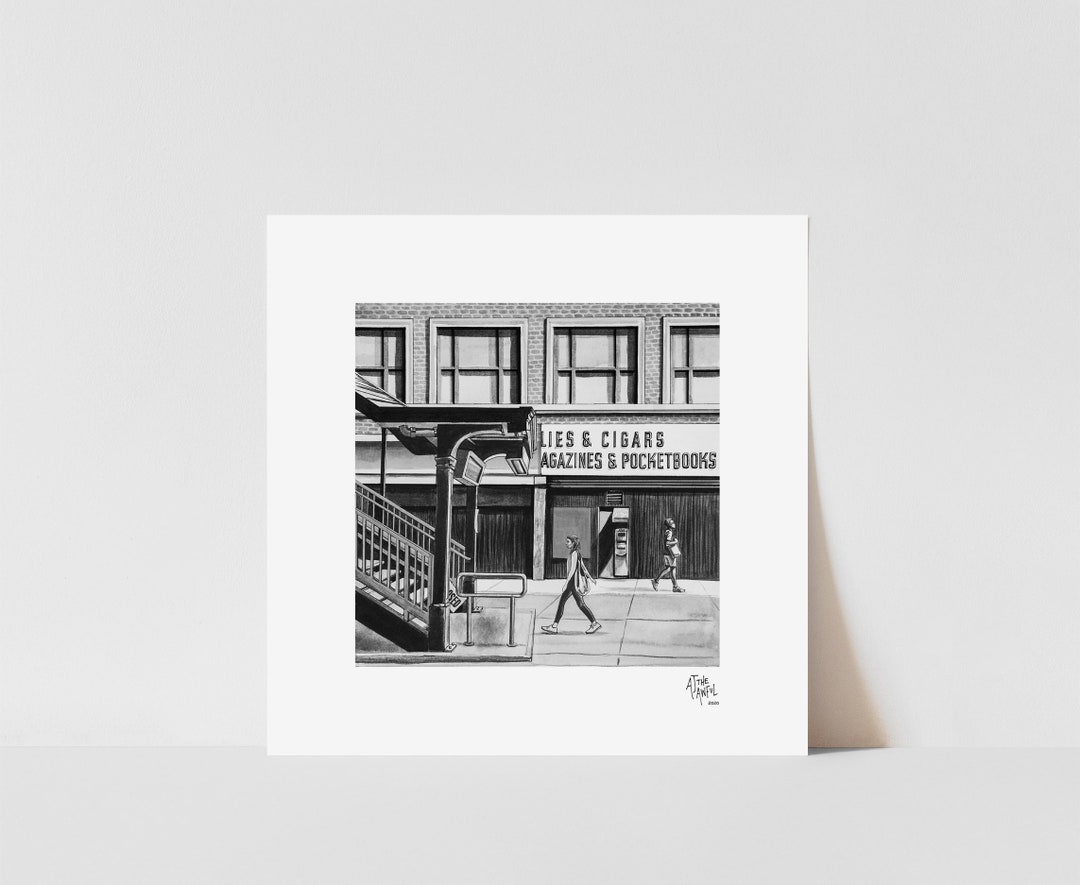 Lies & Cigars Astoria Print - Etsy