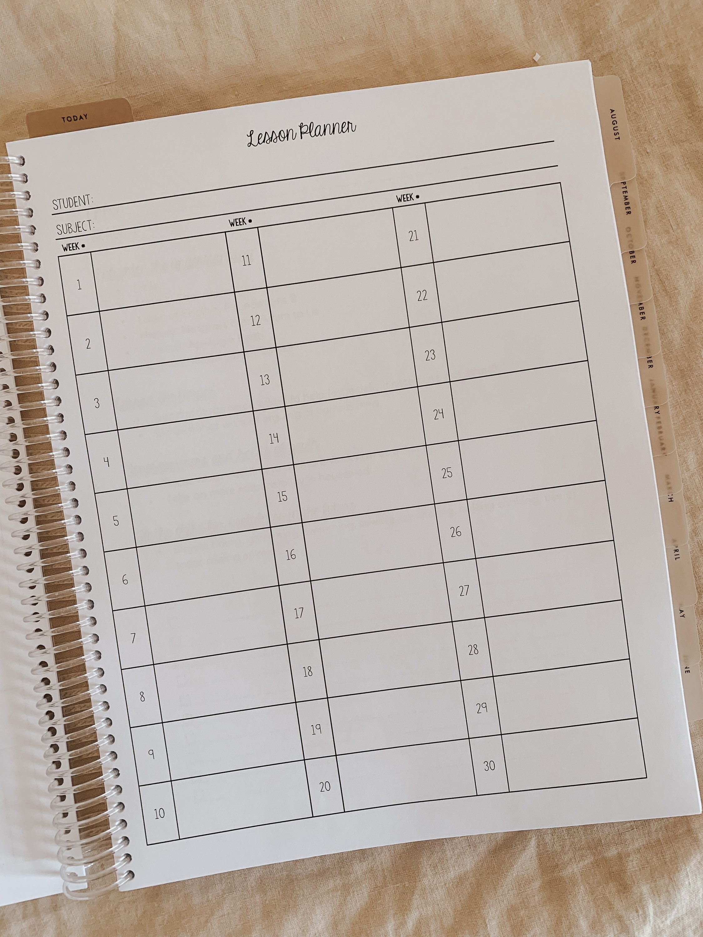 2022-23 Academic Planner-digital DOWNLOAD - Etsy