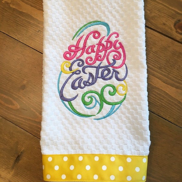 Easter Kitchen Towel - Etsy