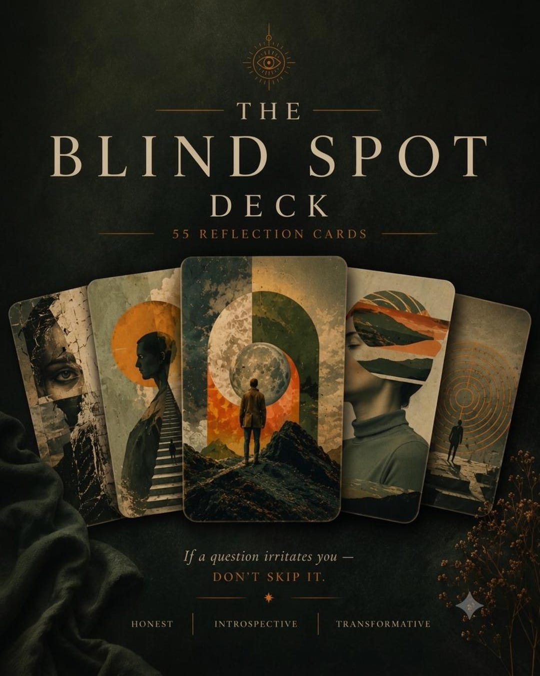 Shadow Work Card Deck | 55 Printable Reflection Cards | Inner Work ...