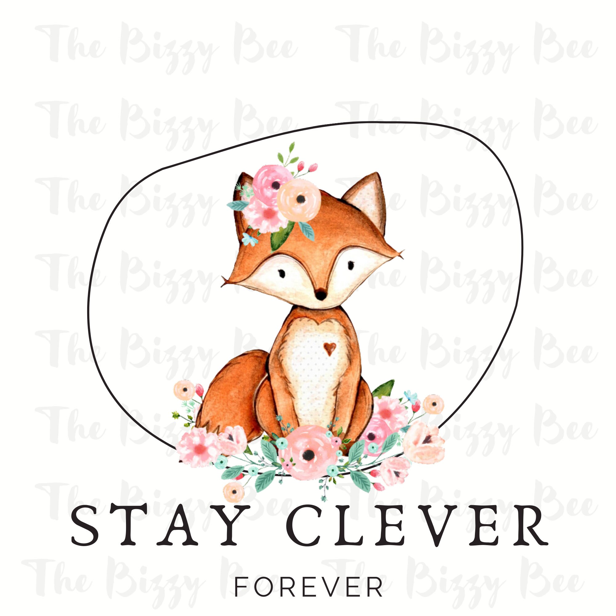 Clever Fox , Colorful, Digital File, Download, Sublimation - Etsy