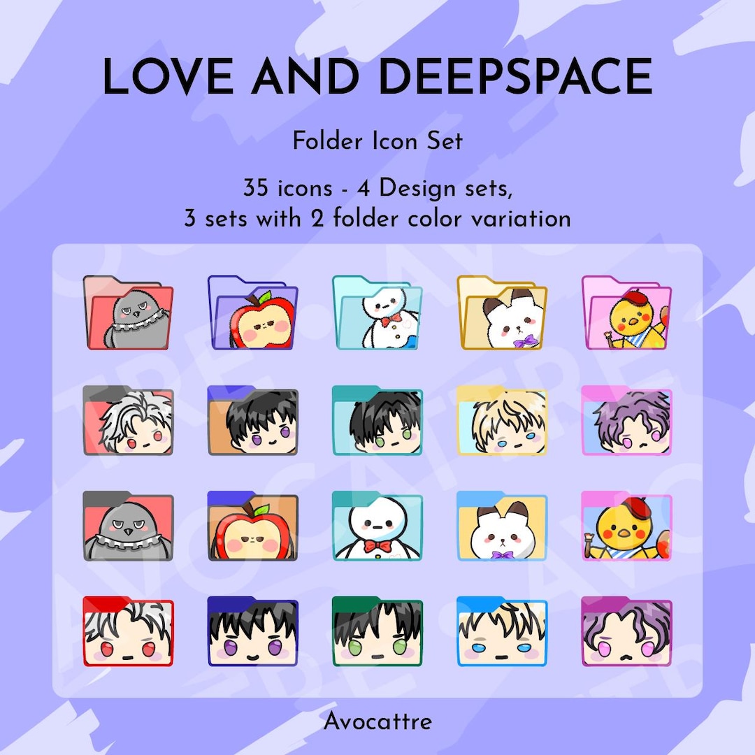Lads-love and Deepspace Folder Icons (mac and Windows) | Digital ...