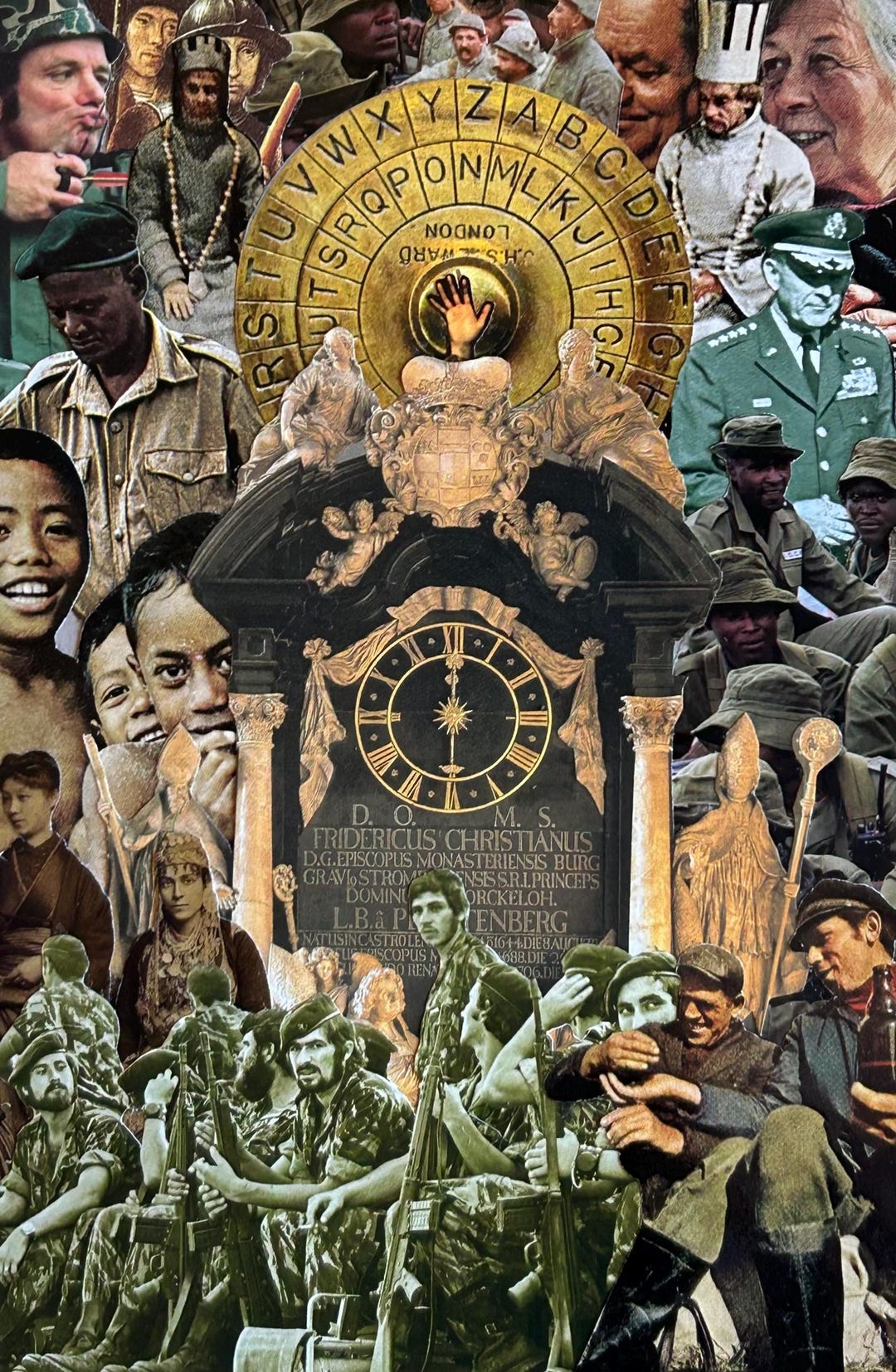 Analog Collage "war Games" 5x7" - Etsy