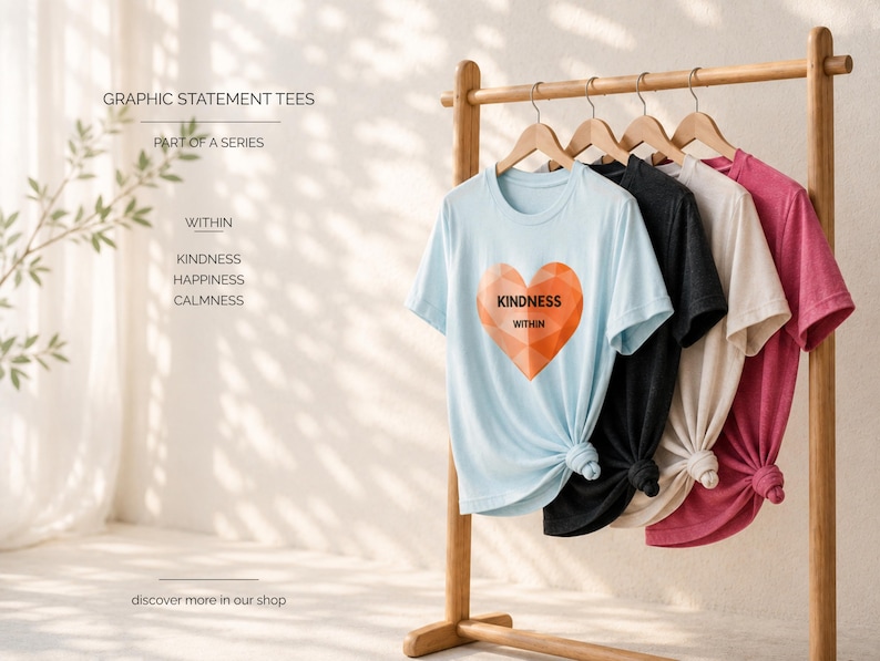 Happiness Within Shirt Bella Canvas Geometric Heart Positive ...