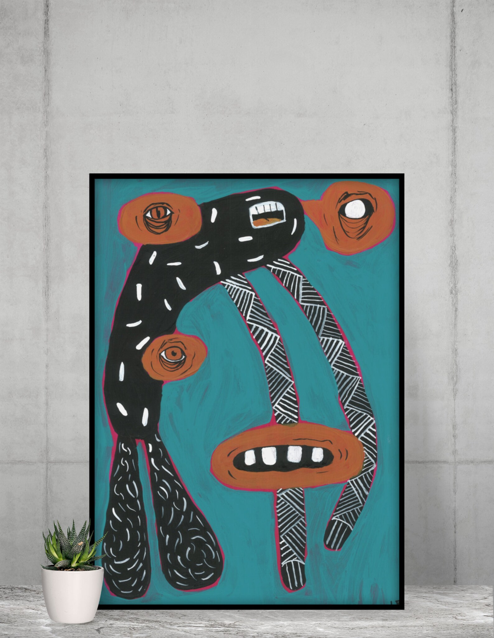 Print A Friend Abstract Art for your Gallery Wall | Etsy