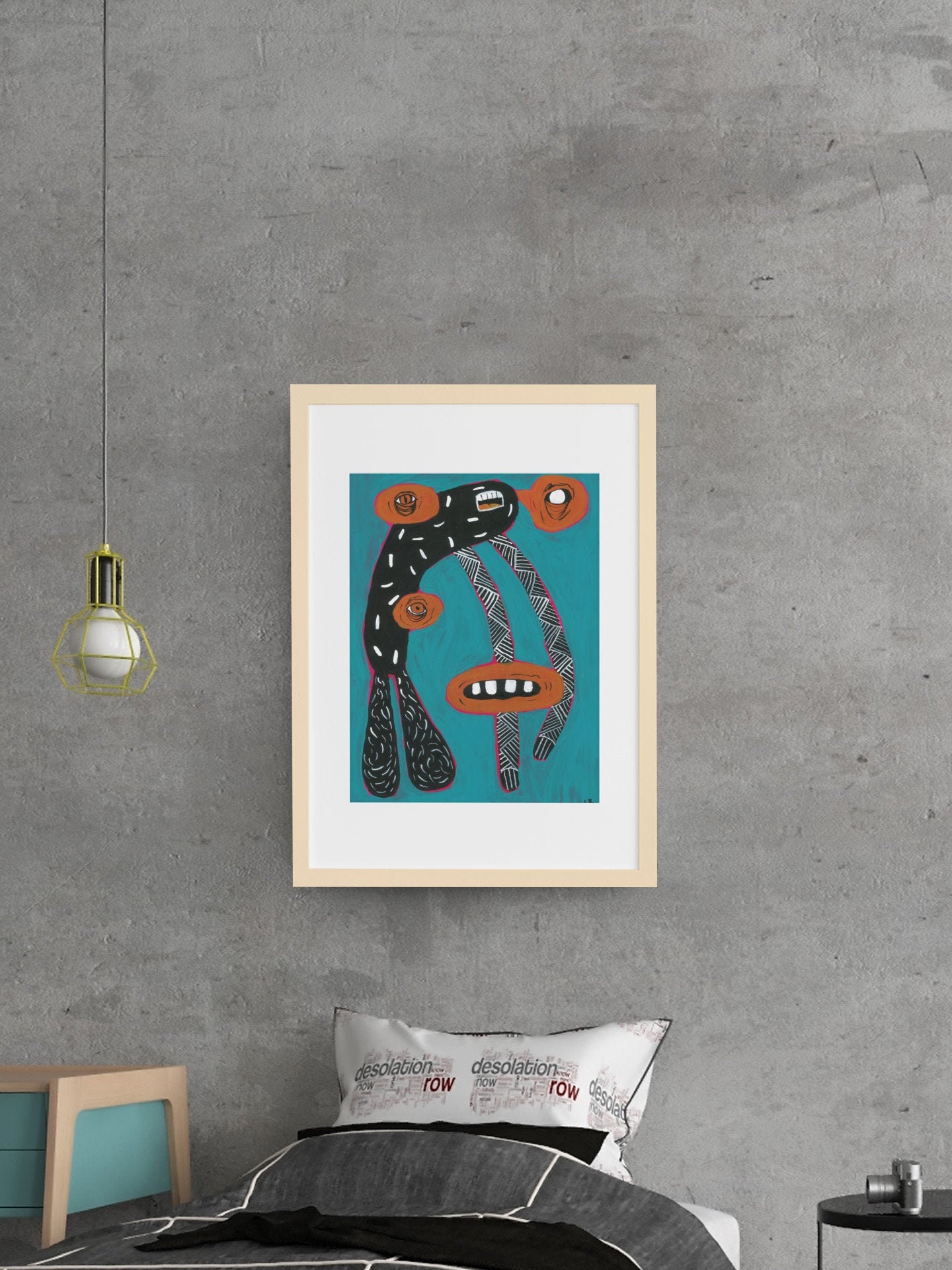 Print a Friend Abstract Art for Your Gallery Wall - Etsy