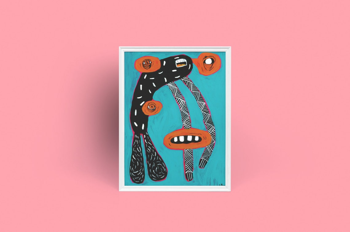 Print A Friend Abstract Art for your Gallery Wall | Etsy