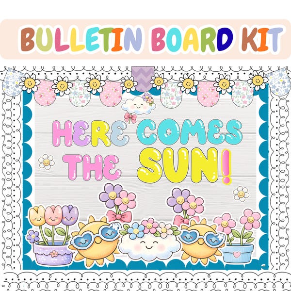 Sun Bulletin Board - Etsy