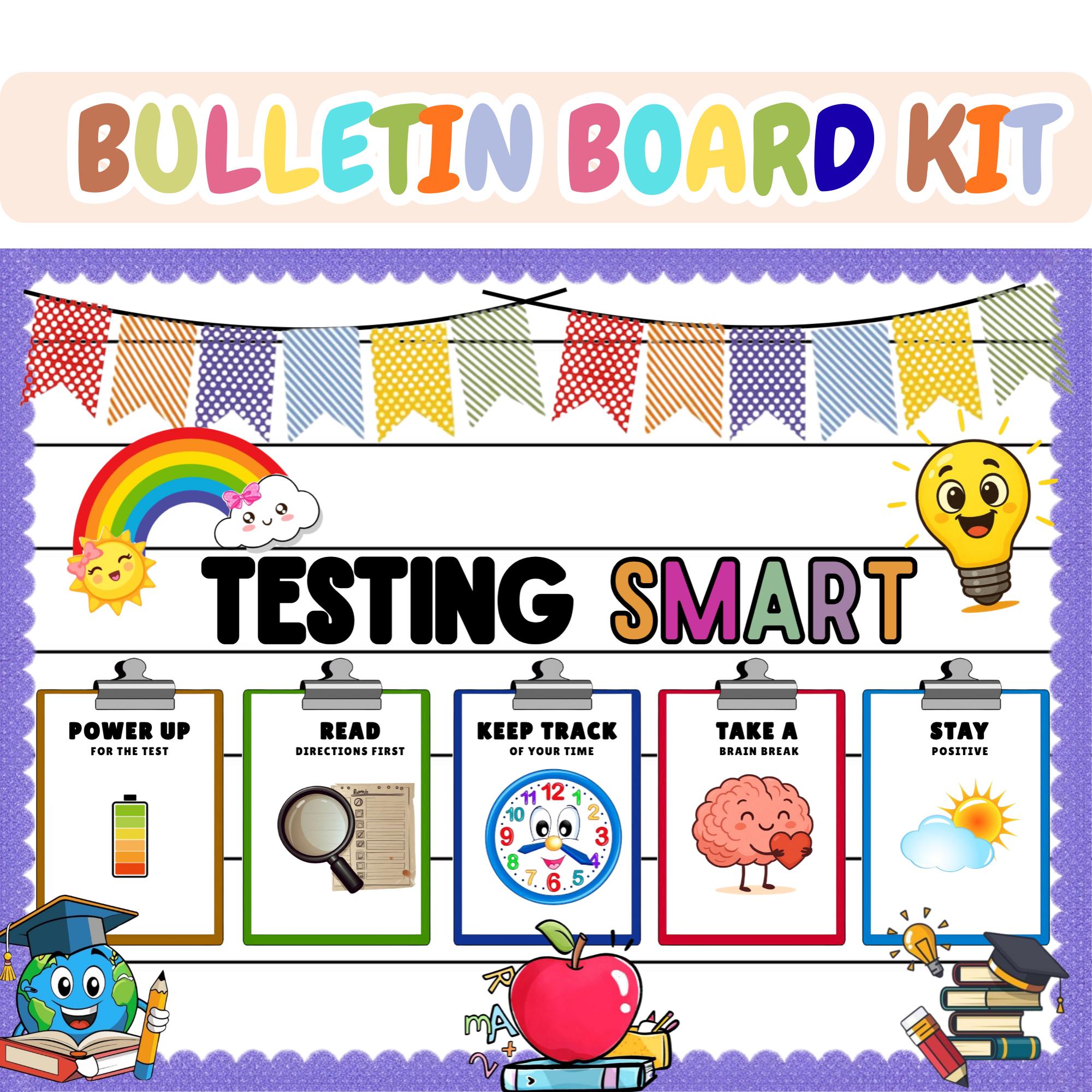 Testing SMART Bulletin Board Kit, Motivational SEL Bulletin Display ...