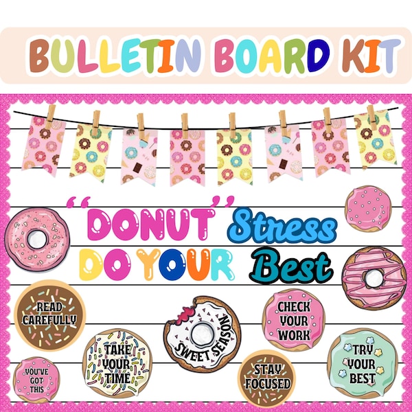 Donut Stress Just Do Your Best - Etsy