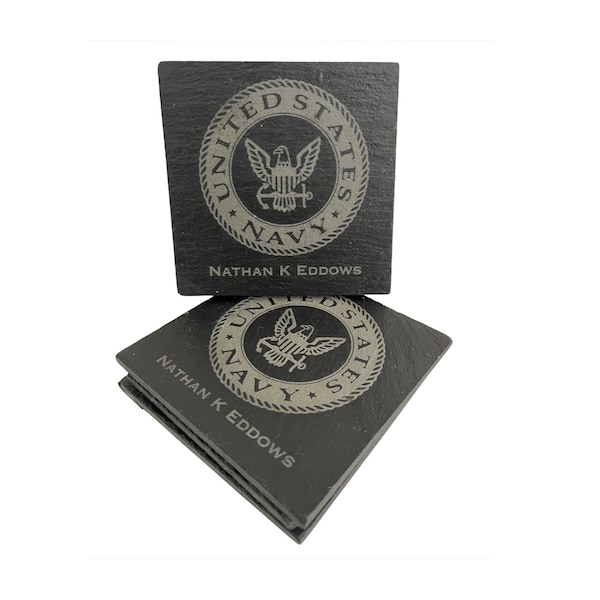 Military Branch Coasters - Etsy