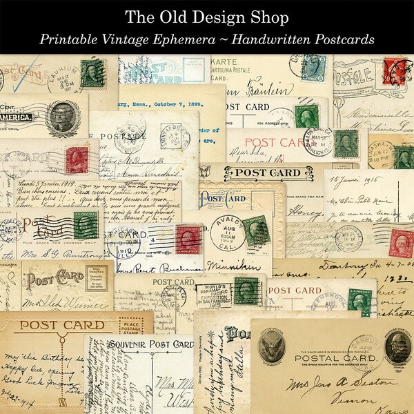 Printable Postcard - Etsy