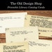 Printable Vintage Library Catalog Cards Digital Collage Sheet - Etsy