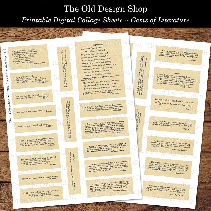 Famous Author Quotes - Etsy