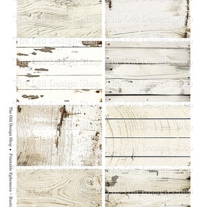 Rustic Wooden Tags Printable Wood Tag Set Junk Journal Supply ...