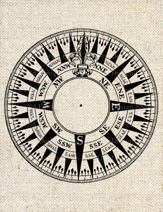 Magnetic Compass Clip Art