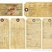 Shabby and Aged Tags Printable Vintage Style Alterations Garment ...
