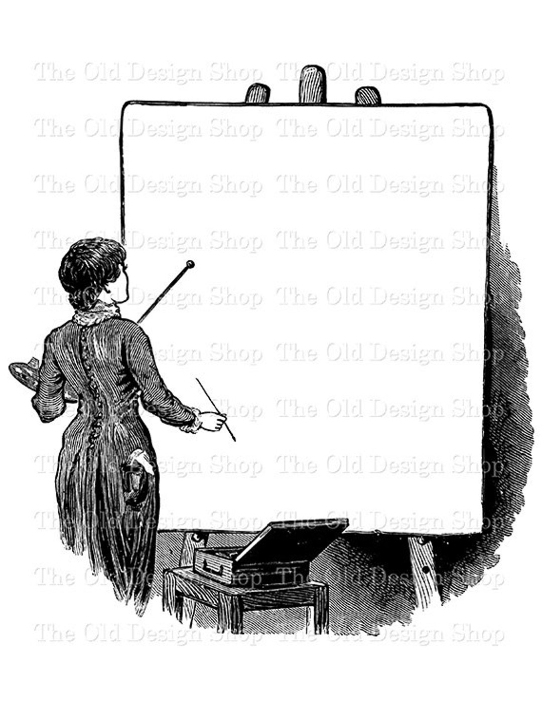 Artist At Work Clipart