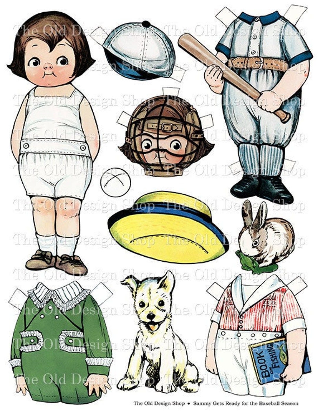 Printable Paper Doll Dolly Dingle Fussy Cut Paperdoll Dolly's Friend ...