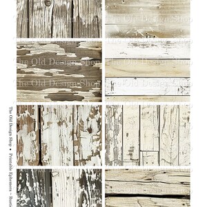 Rustic Wooden Tags Printable Wood Tag Set Junk Journal Supply ...