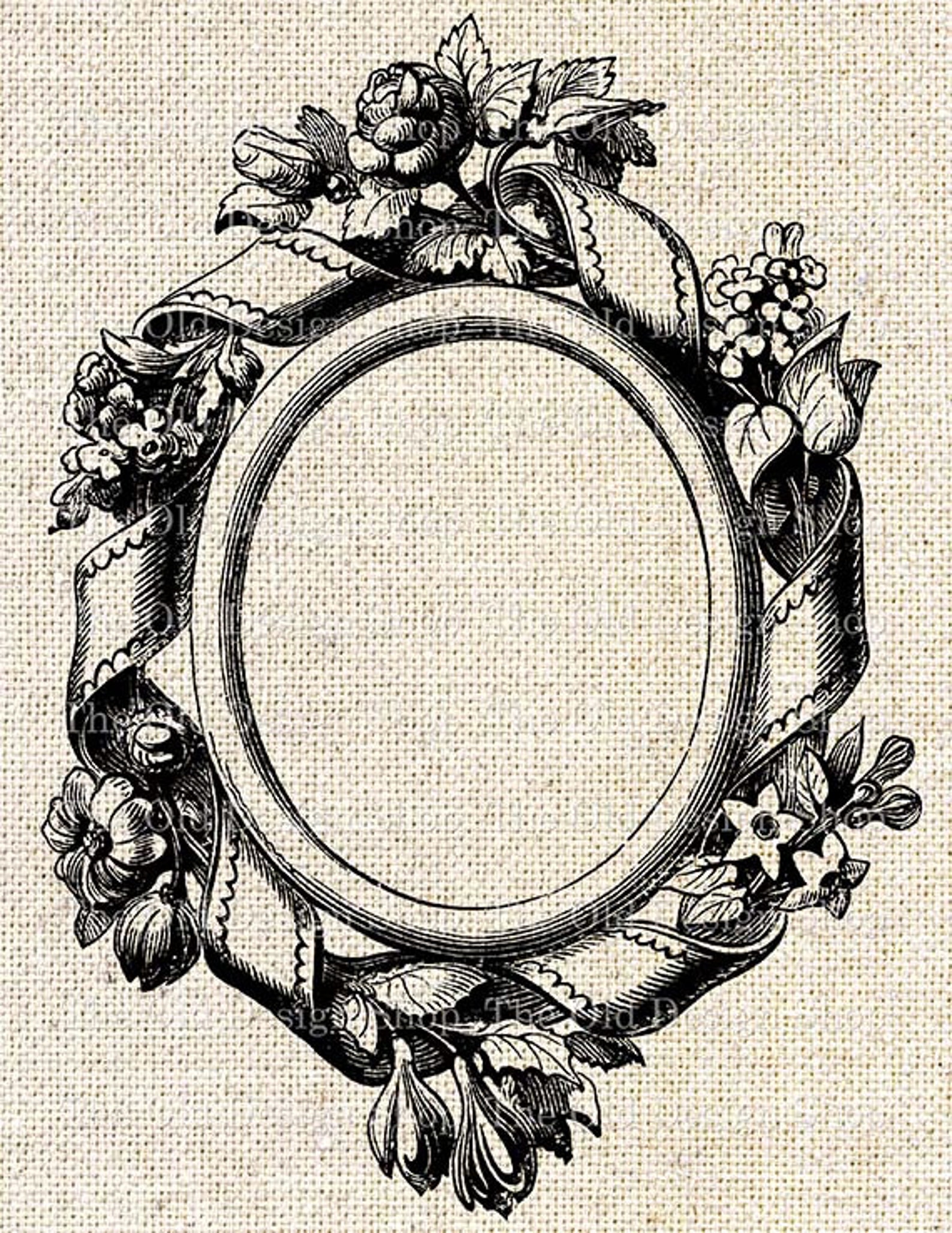 Vintage Frame Clip Art No. 1 Printable Victorian Ornamental - Etsy