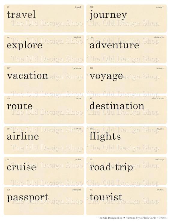 Imprimibles Vintage De Vacaciones