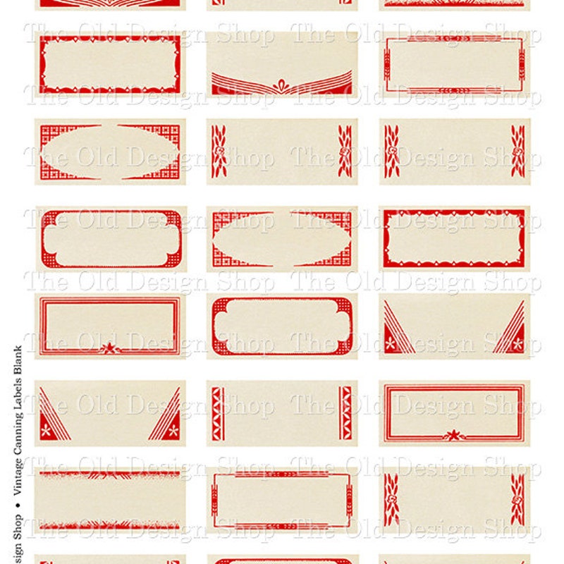 Mason Jar Labels - Etsy