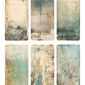 Industrial Grunge Tag Set Printable Ephemera Shabby Grunge Tags Junk ...