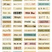 Number Labels Mini Shabby Numbers and Text Label Tags Set 3 Printable ...